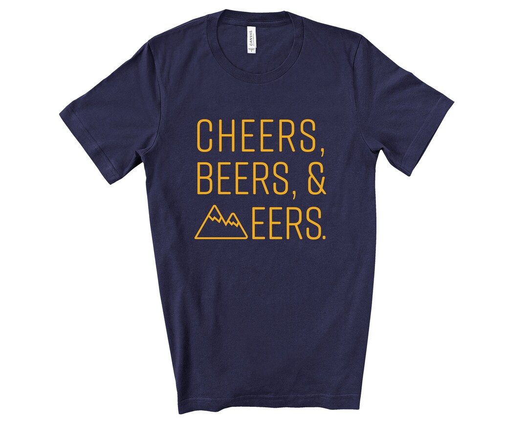 Cheers, Beers, & EERS™ College Inspired T-shirt - Etsy