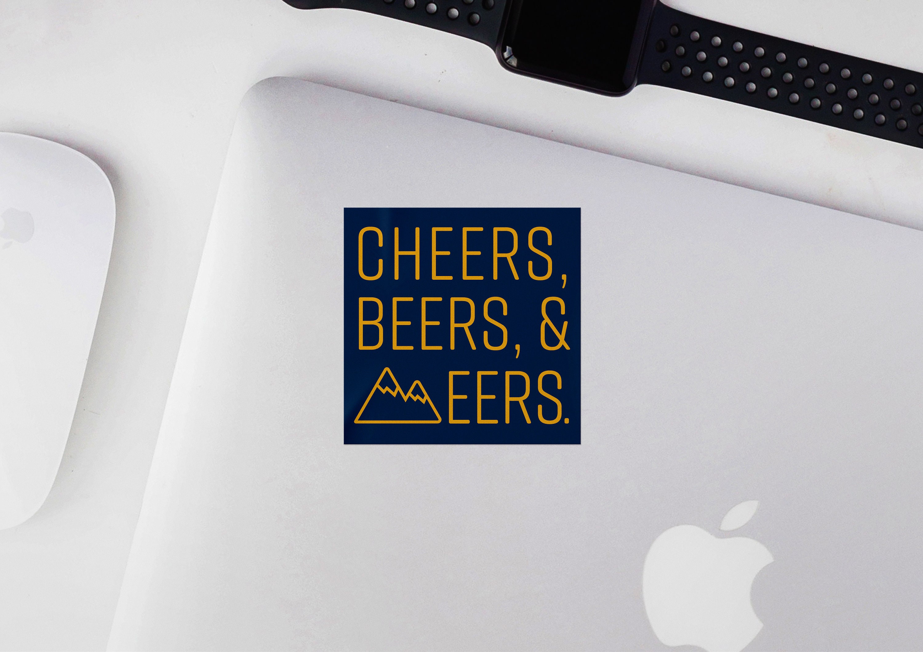 Cheers Beers & EERS™ West Virginia inspired Sticker | Etsy