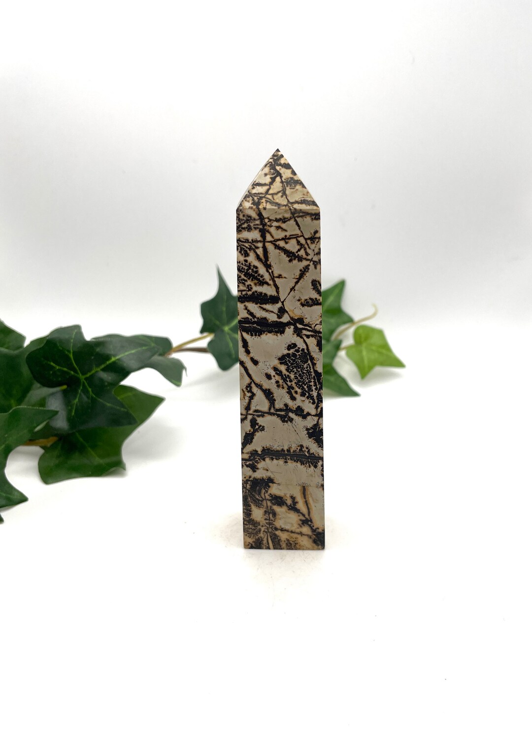 Beautiful Picture Jasper Crystal Tower Point - Etsy