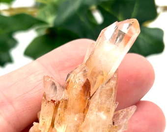 Quartz Crystal With Red Inclusions - Etsy
