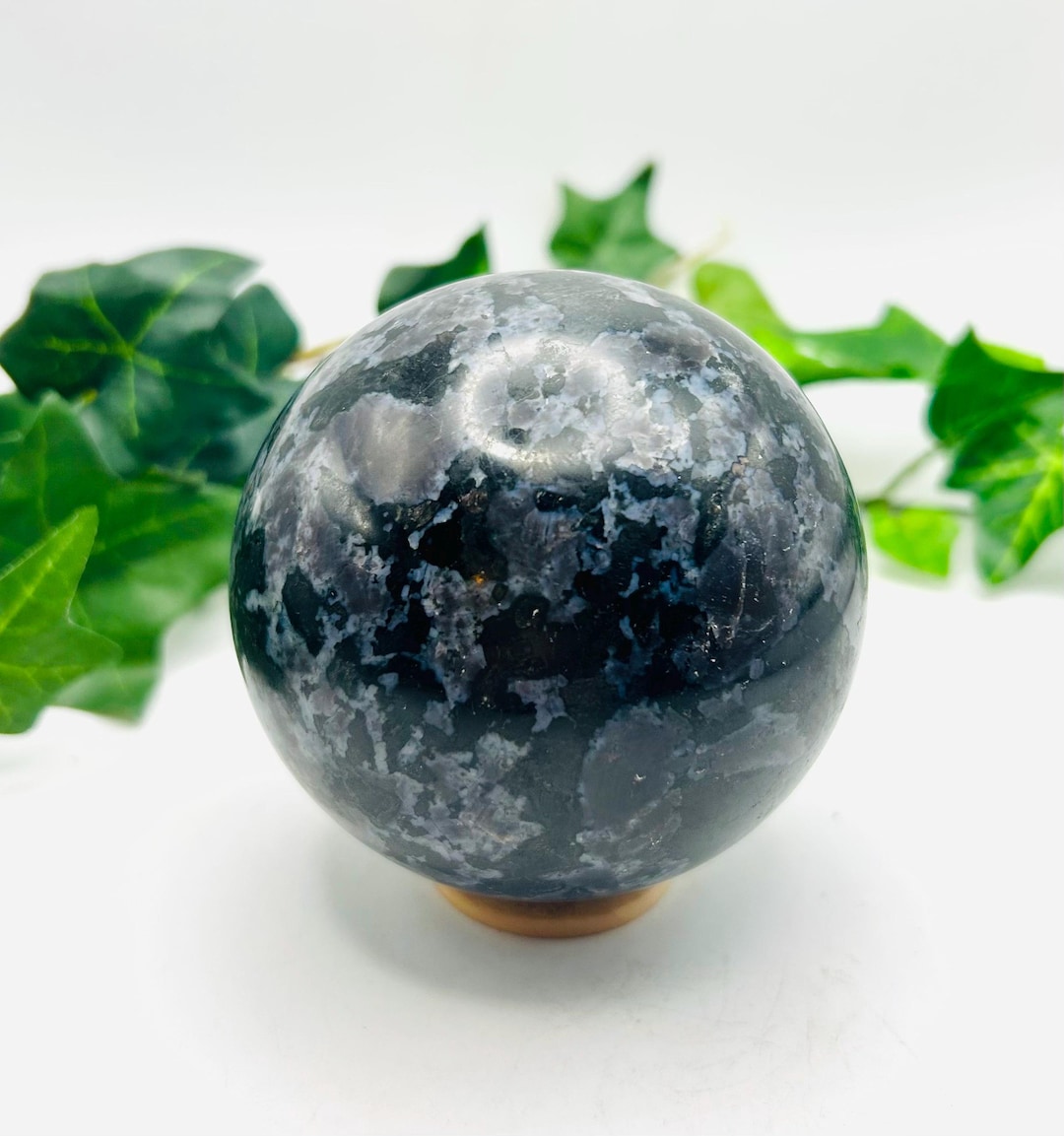 Beautiful Indigo Gabbro Crystal Sphere - Etsy