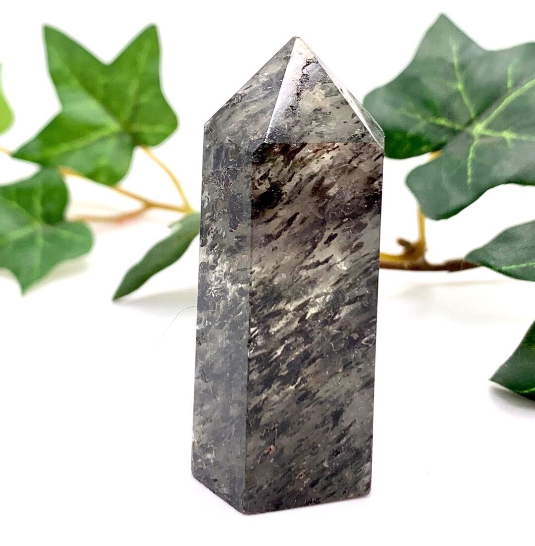 Pretty Pitaya Dragon Fruit Stone Crystal Tower Point With Rainbows - Etsy
