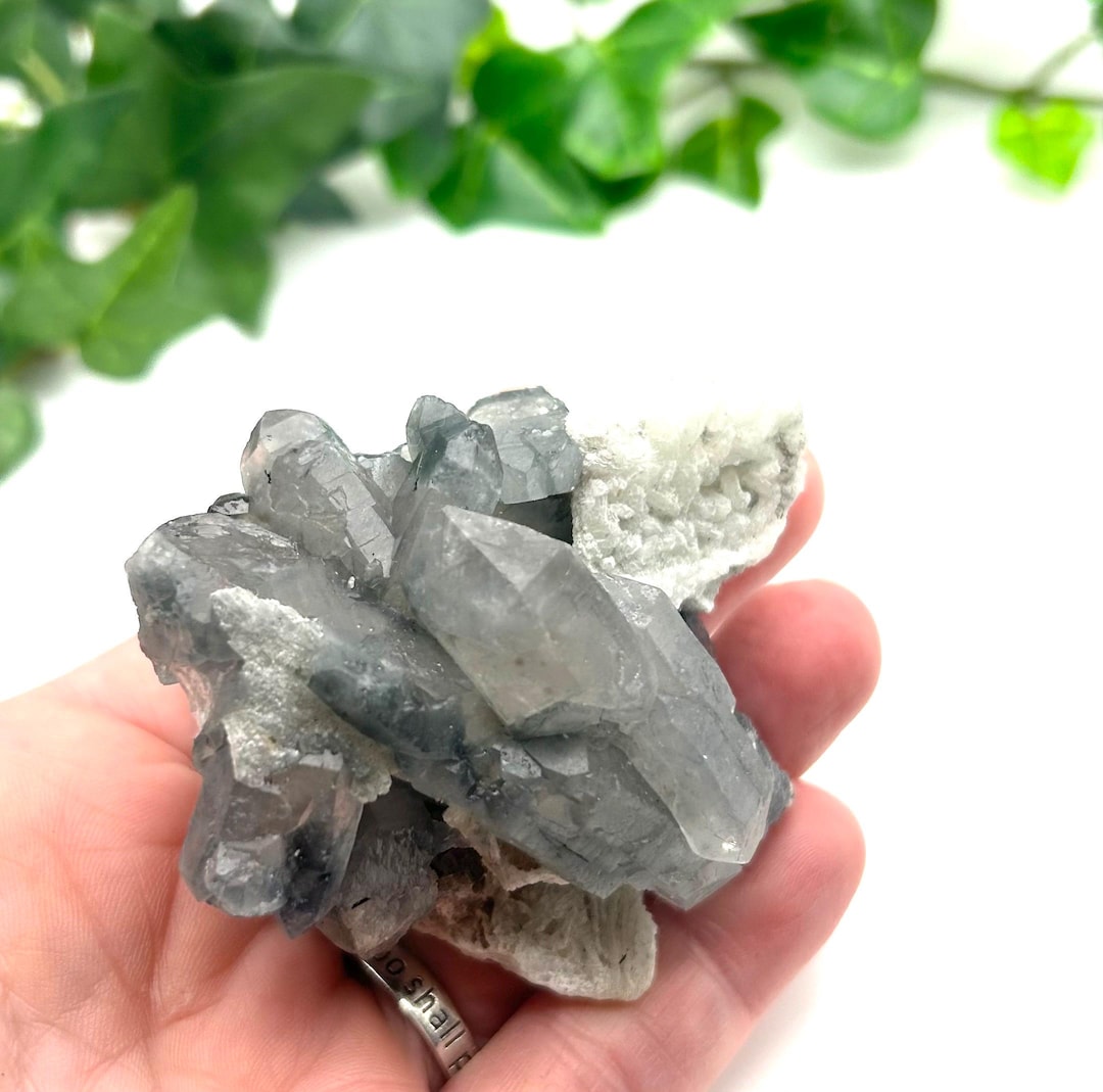 Stunning Blue Rutile Quartz Crystal Raw Cluster Specimen - Etsy