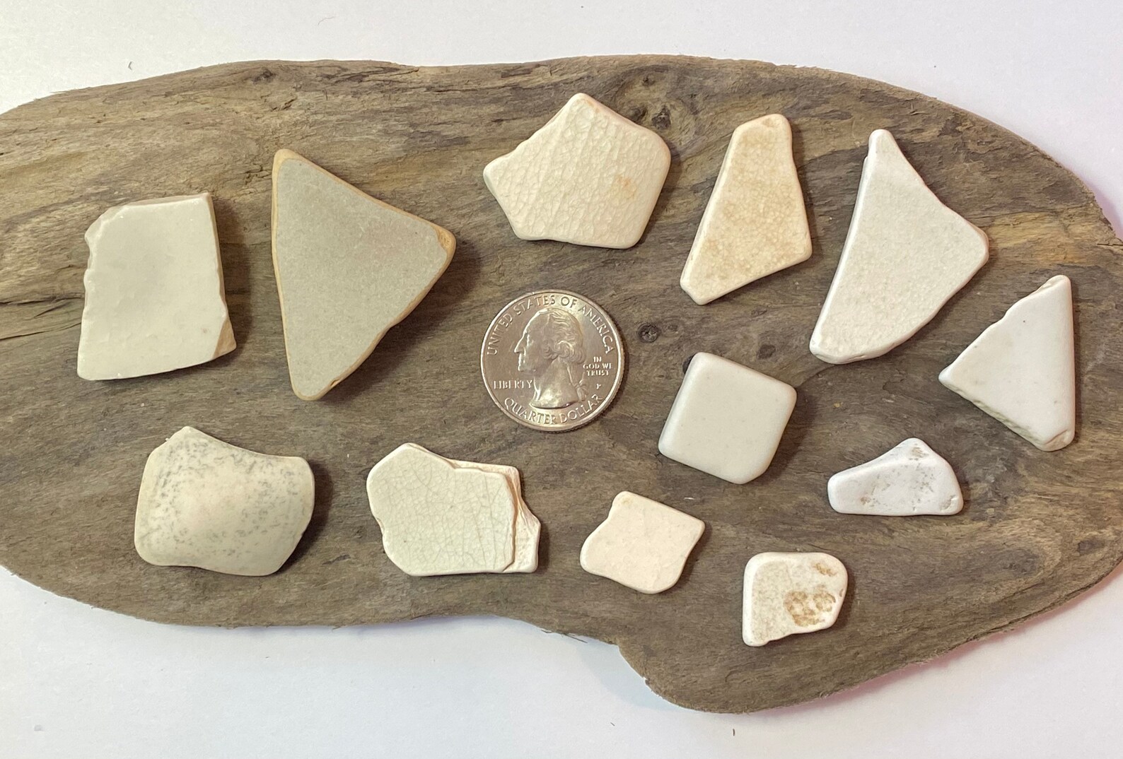 White Beach Pottery, Sea Pottery, Genuine Beach Pottery, Lake Erie ...
