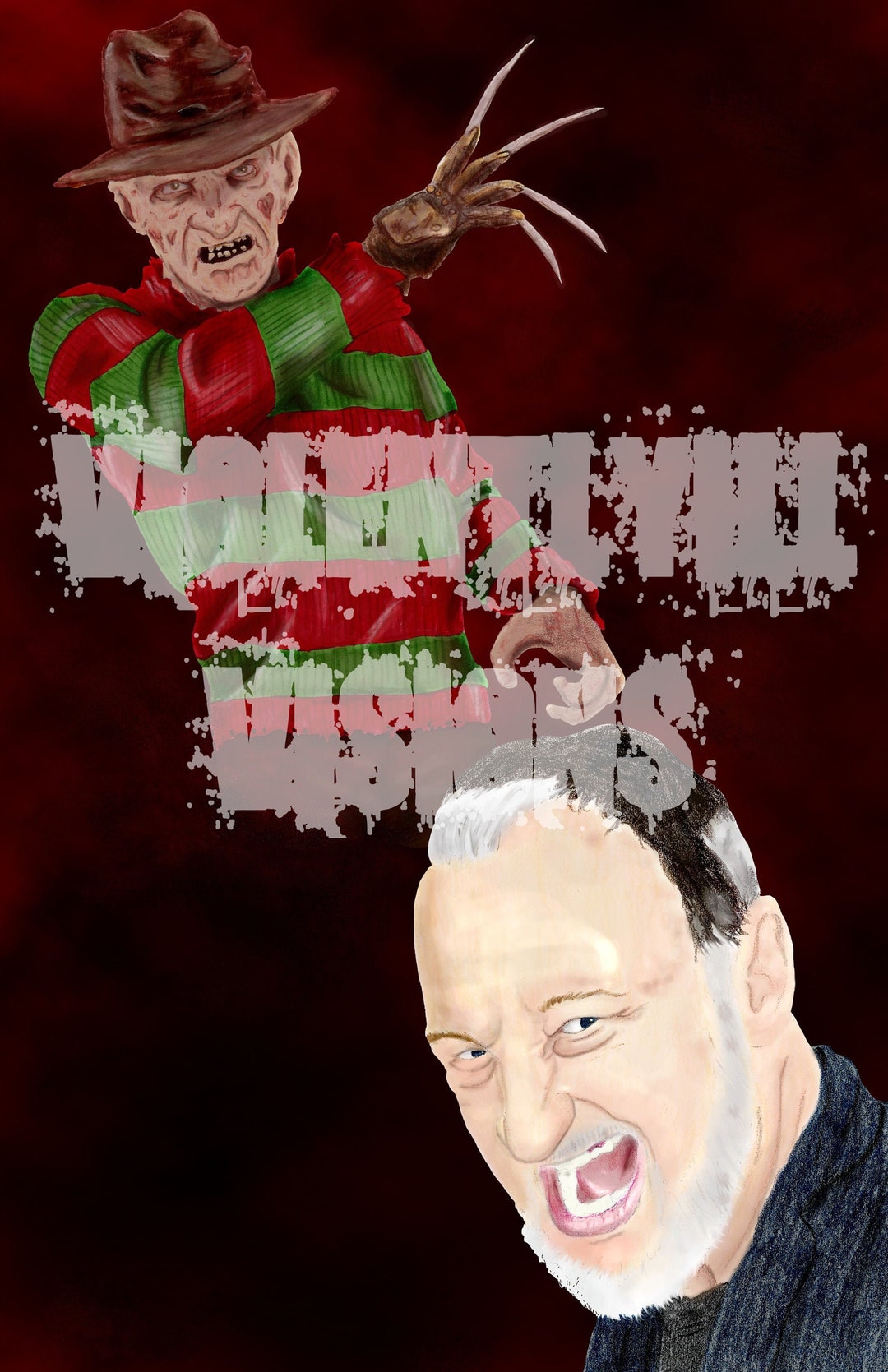 Behind the Mask: Robert Englund as Freddy - Etsy