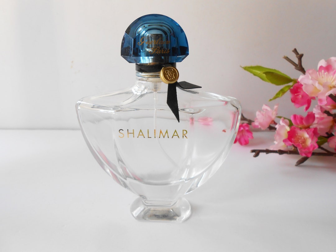 Vintage Shalimar Perfume Bottle, Glass Scent Bottle, Old Perfume Bottle ...