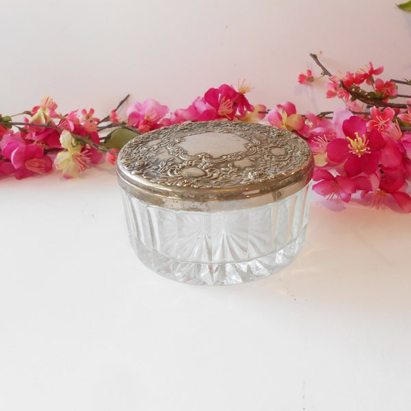Glass Powder Jar - Etsy