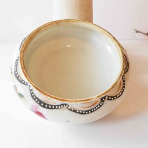 Floral Porcelain Powder Dish, Powder Dish With Puff, Luxury Gift Her ...