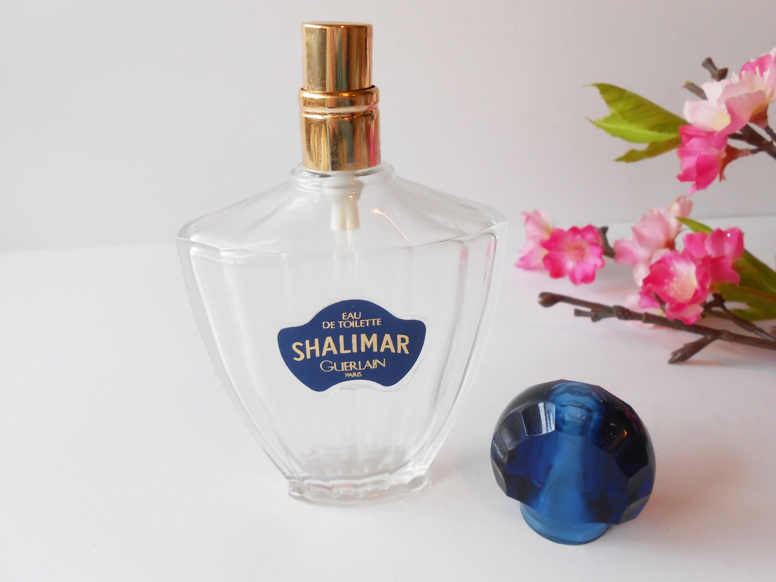 Vintage Shalimar Perfume Bottle, Guerlain Paris Baccarat Bottle, - Etsy