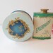 1950s Powder Tin Emeraude Tin, Powder Box Paris by Coty, Vanity ...