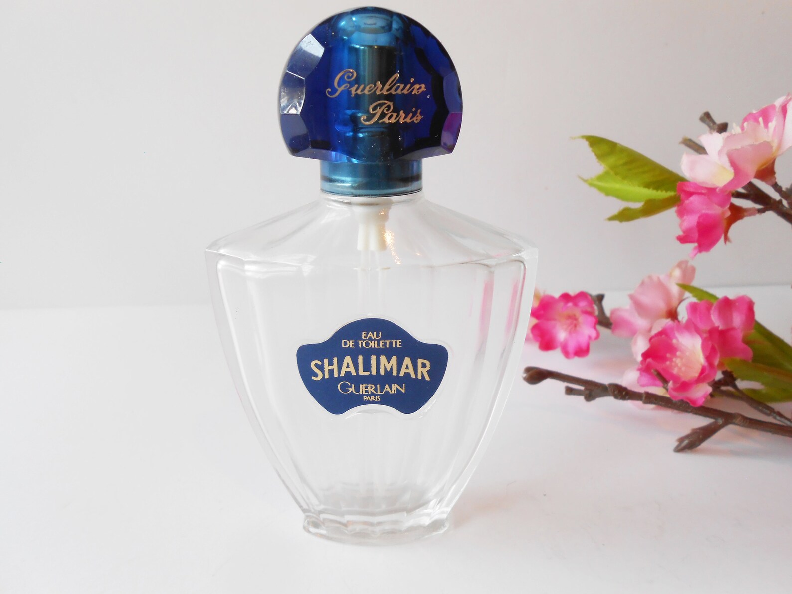 Vintage Shalimar Perfume Bottle, Guerlain Paris Baccarat Bottle, - Etsy