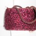 Red Bead Evening Bag, Prom Purse, Party Bag, Cocktail Purse, Special ...