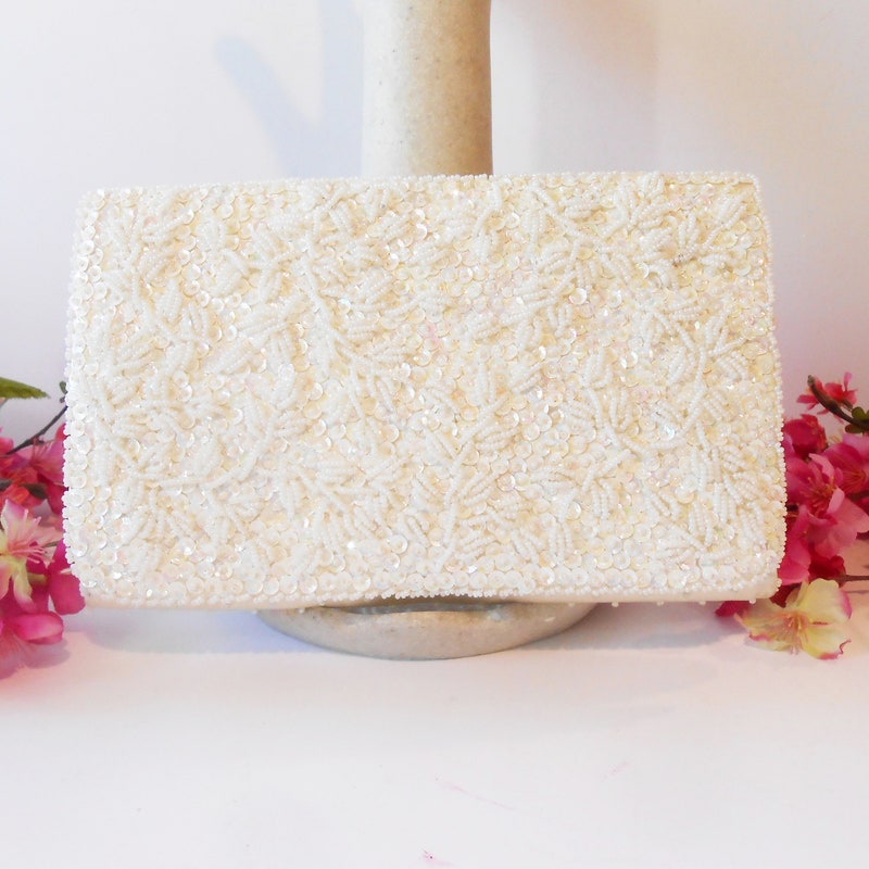 White Wedding Clutch - Etsy