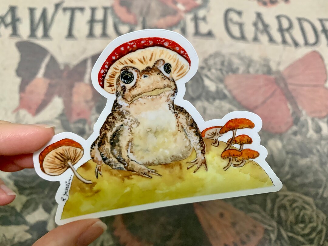 Toad Bumper Sticker or Lap Top Decal - 4 Inch - Etsy