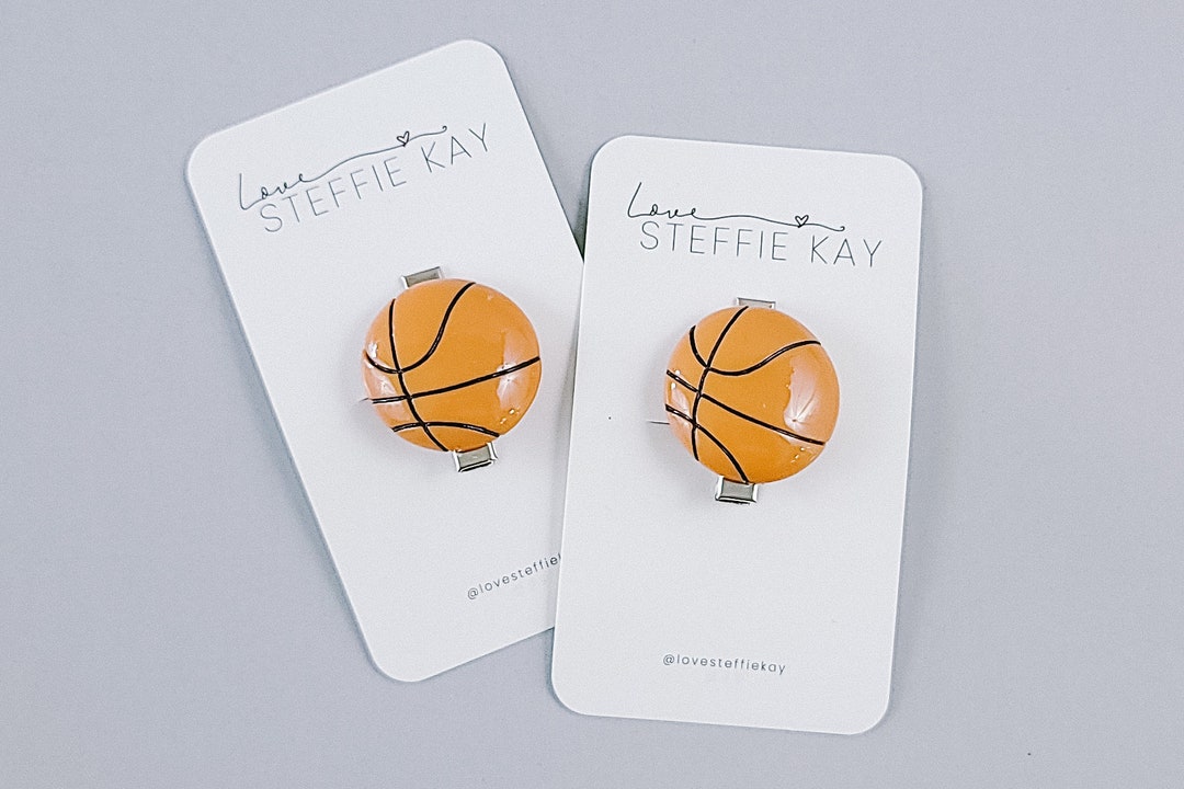 Acrylic Basketball Hair Clip Basketball Barrette - Etsy