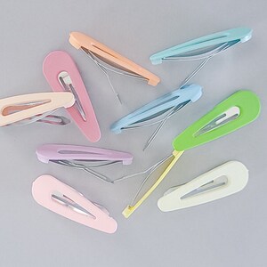 Small Acrylic Snap Clip | 10 Colors - Etsy