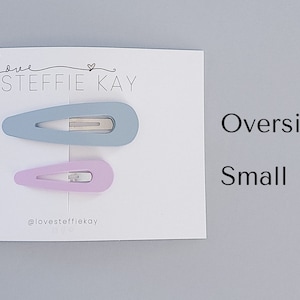 Small Acrylic Snap Clip | 10 Colors - Etsy