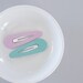 Small Acrylic Snap Clip | 10 Colors - Etsy