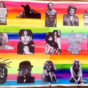 Rainbow of Tolerance Black and White Collage - Etsy