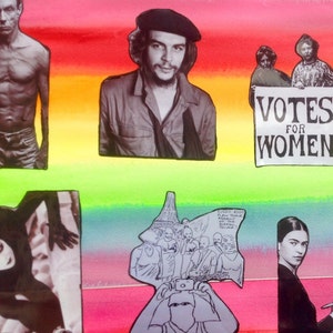 Rainbow of Tolerance Black and White Collage - Etsy