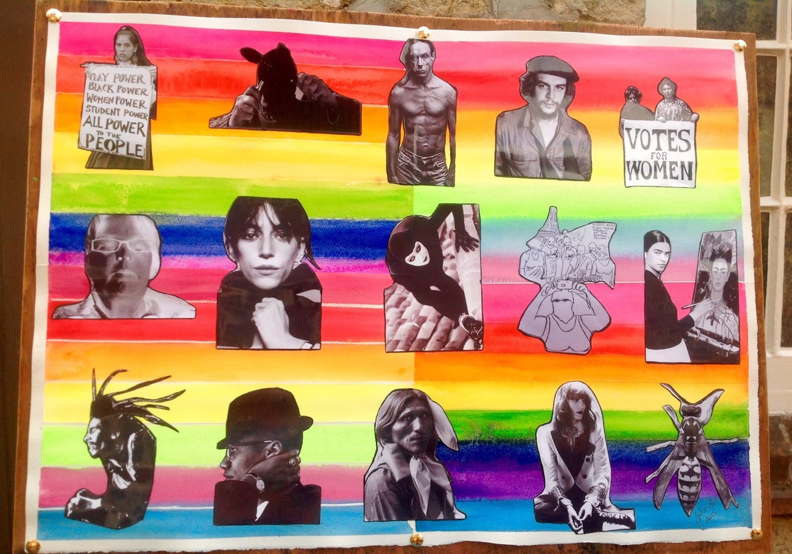 Rainbow of Tolerance Black and White Collage - Etsy