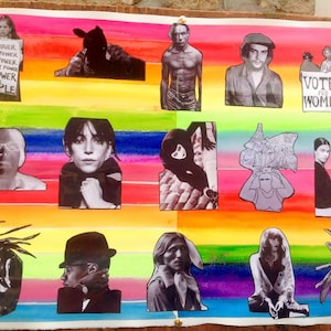 Rainbow of Tolerance Black and White Collage - Etsy
