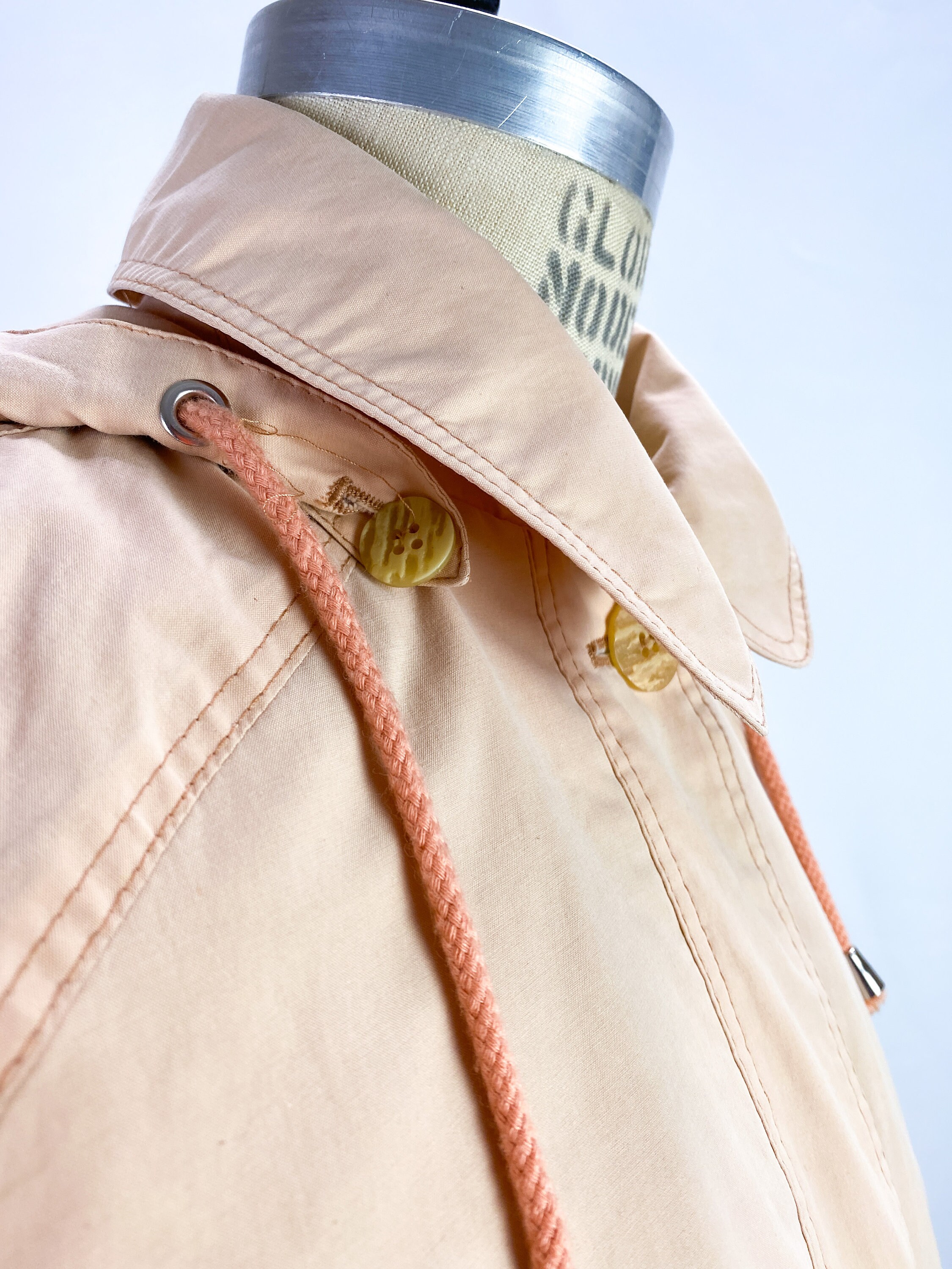 Y2K Blush Pink Parka Spring Jacket - Etsy