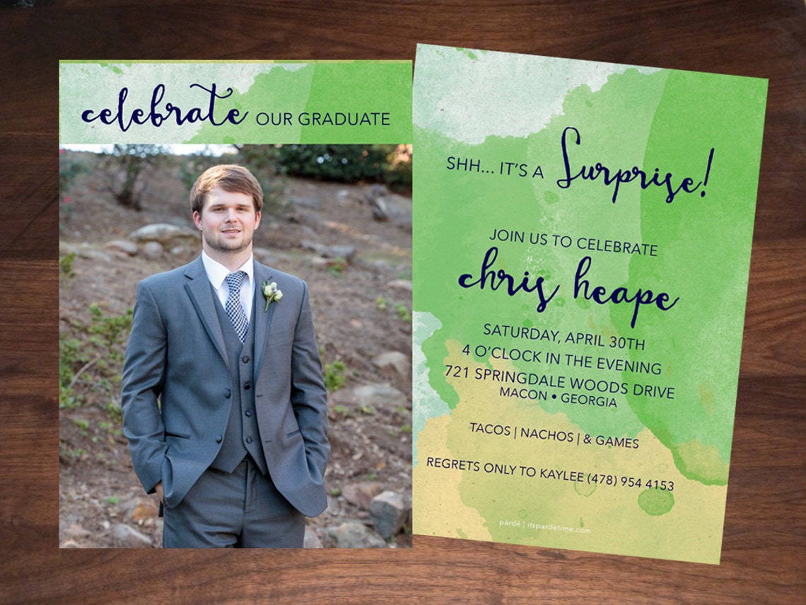 Graduation Surprise Party Invitation - Etsy