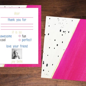 Kids Thank You Notes - Etsy