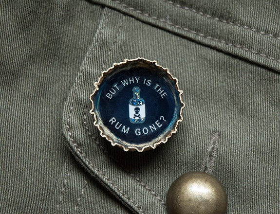 Captain Jack Sparrow Upcycled Bottle Cap Movie Quote Button - Etsy