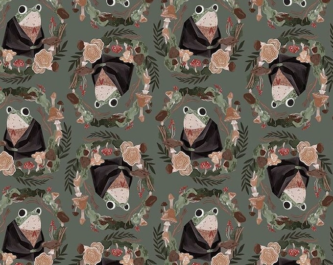 Goblincore Frogs STELLA-DRR2542 Cypress Rae Ritchie for Dear Stella ...