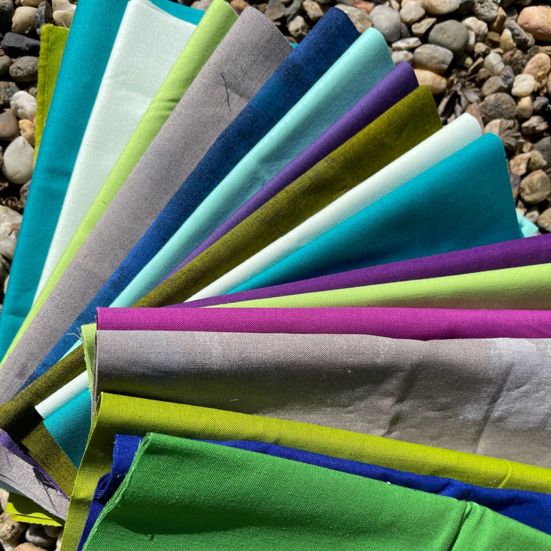 Fat Eights - F8 - Solids & Blenders Scrappy Bundle -mystery Grab Bag ...