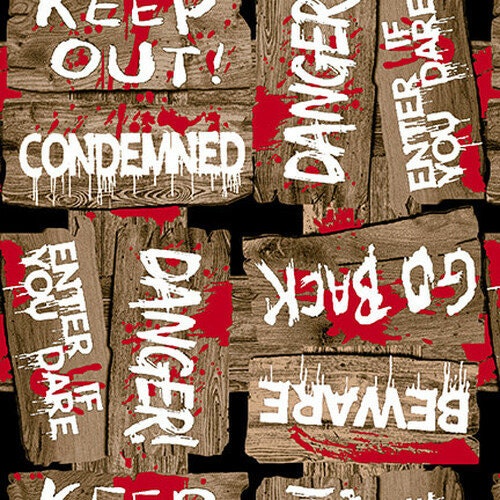 Scary Keep Out Signs