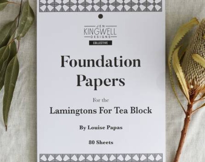 Lamingtons for Tea Foundation Papers JKD-8908 Foundation Paper Piecing ...