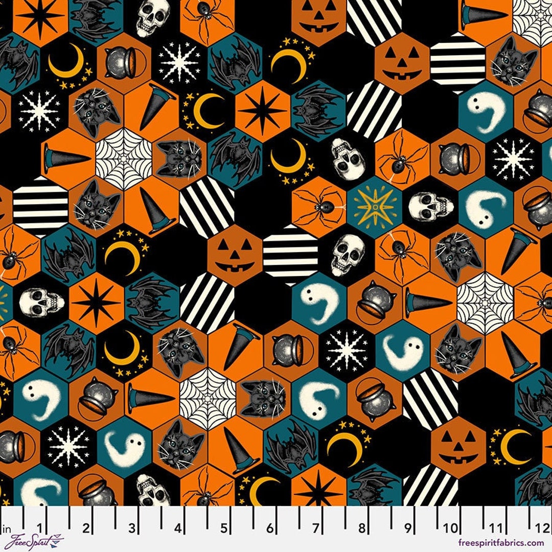 Hexie Cheater - Multi - Storybook Halloween Rachel Hauer - Freespirit ...