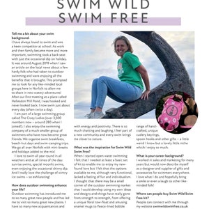 Swim Sister - Wild Swimming Friendship Cold Water Swimming Keyring ...