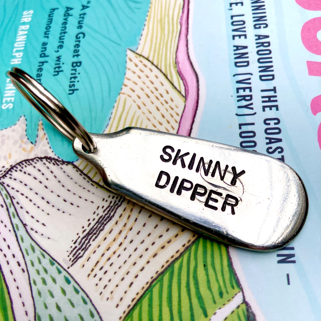 Skinny Dipper - Wild Swimming Cold Water Swimming Skinny Dipper Keyring ...