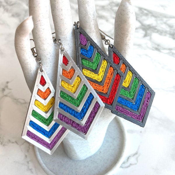 3d Printed Earrings - Etsy