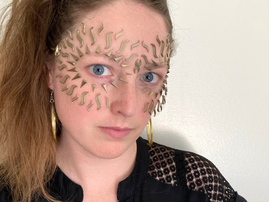 Sun Rays Masquerade Mask - 3D Print Flexible Lightweight - Etsy