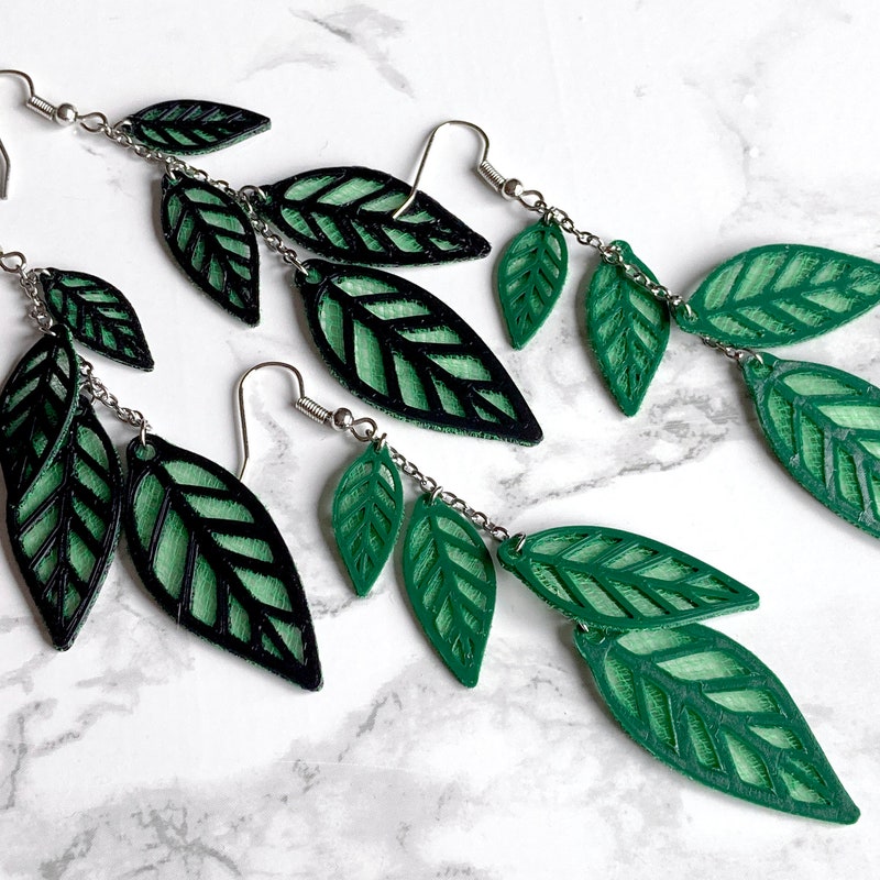 3d Printed Earrings - Etsy