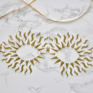 Sun Rays Masquerade Mask - 3D Print Flexible Lightweight - Etsy