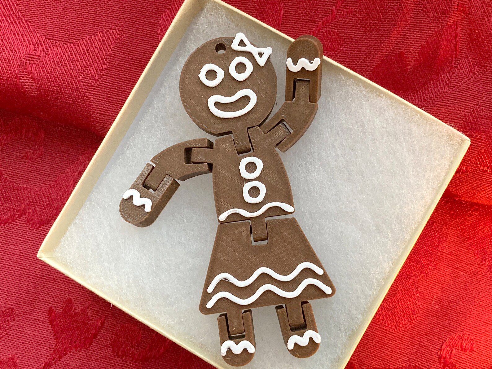 Articulated Gingerbread Person / Woman Customizable With - Etsy