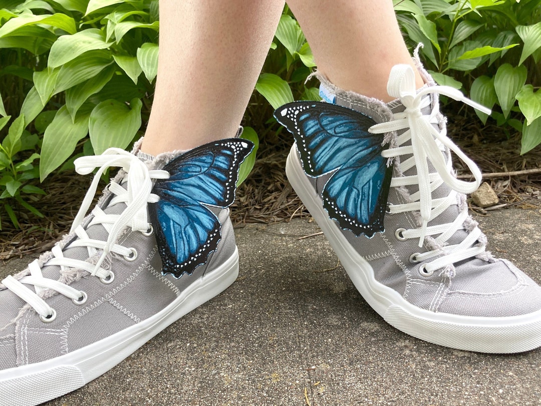 Butterfly Wing 3D Print Shoe Shoelace Decoration Charm | Multiple Color ...