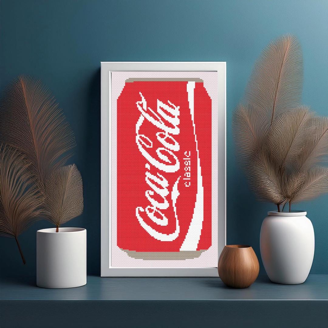 Coke Classic Cross Stitch Pattern - Etsy