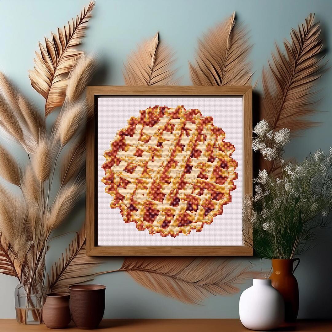 Apple Pie Cross Stitch Pattern - Etsy