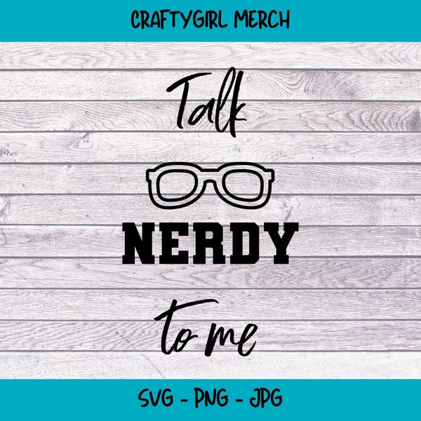 Talk Nerdy to Me - Etsy