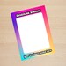 Sticker Backing Cards Template, Canva Template, Small Business Supplies ...