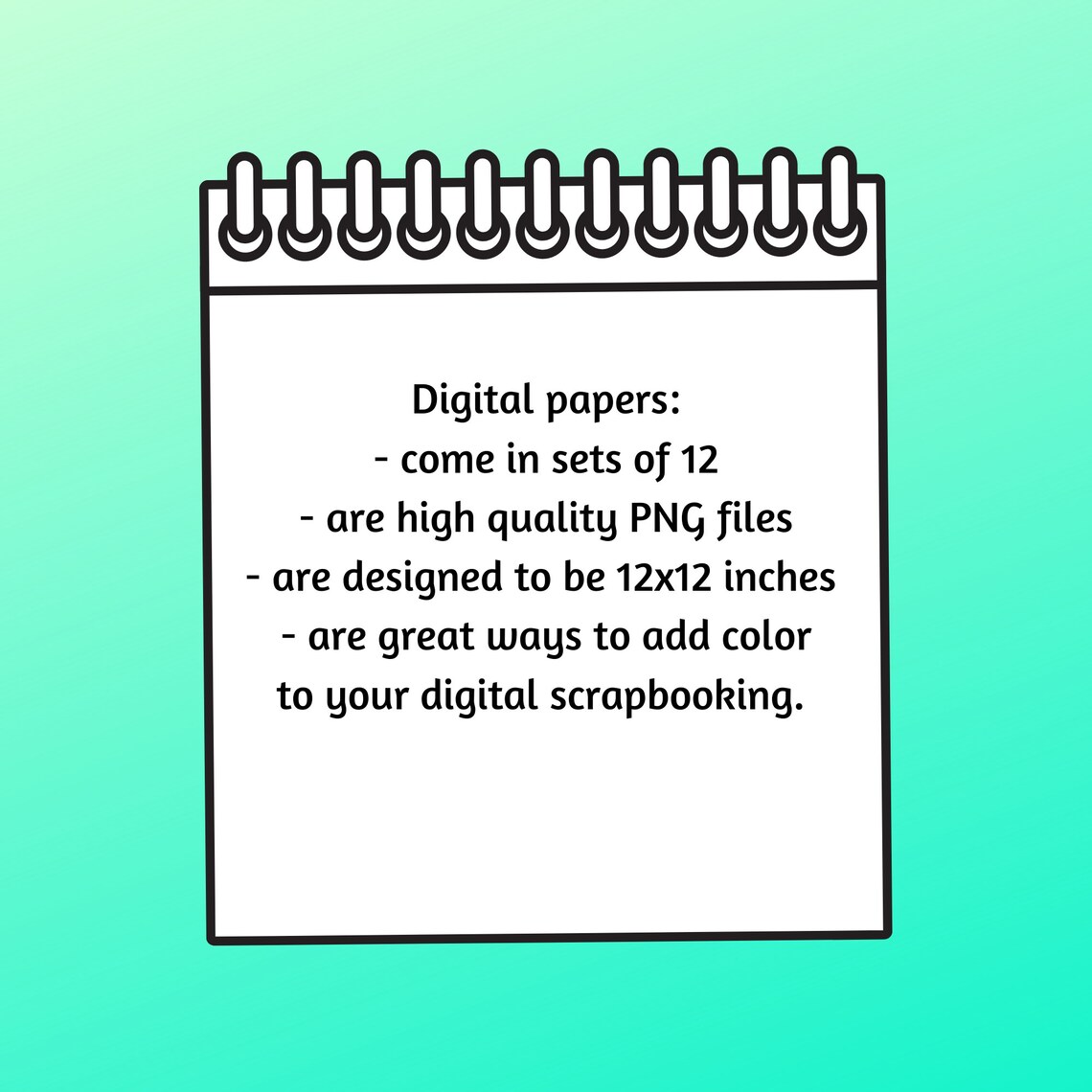 Digital Scrapbook Paper, Scrapbook Paper 12x12, Printable Scrapbook ...