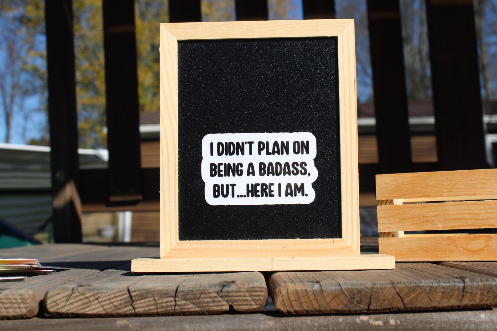 Badass Stickers for Men, Motivational Sticker, Empowering Sticker, Self ...
