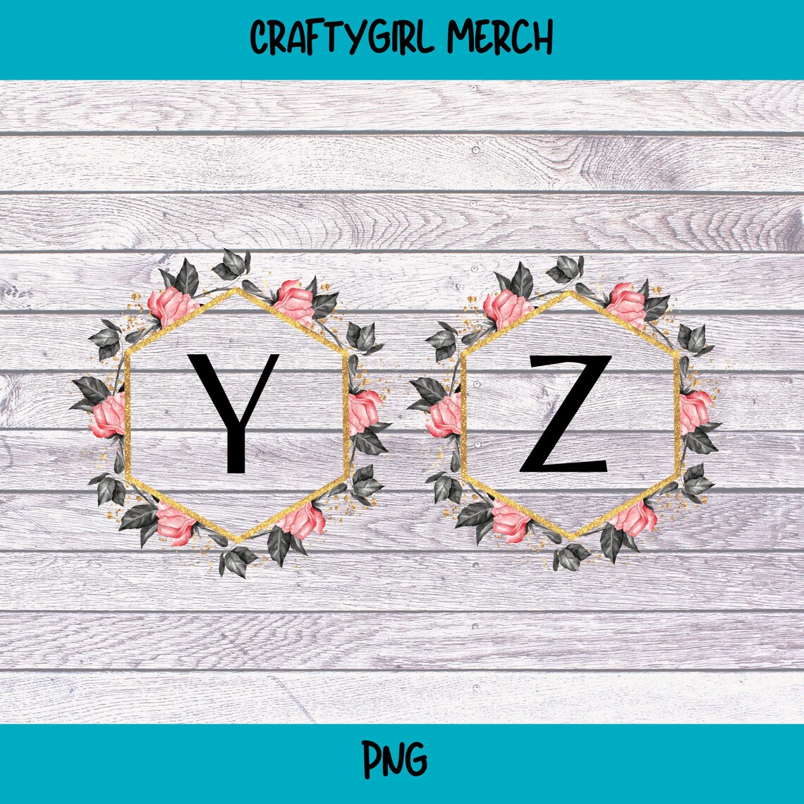 Sublimation Designs, PNG Files, PNG Designs, Floral Alphabet, Floral ...